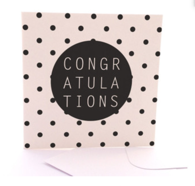 Spotty Congrats | Country Accent