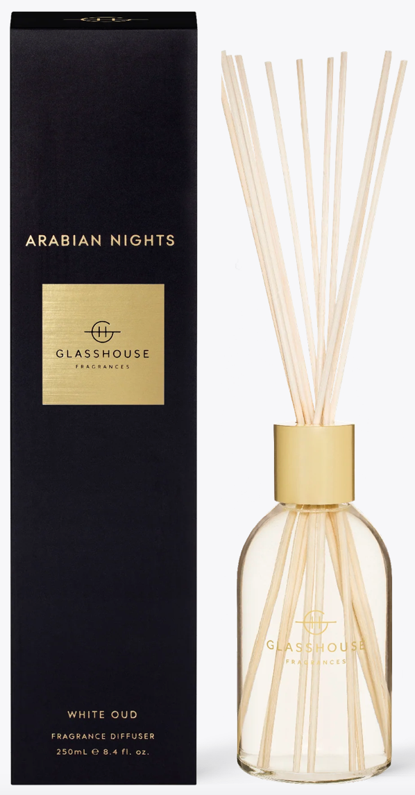 Glasshouse Arabian Nights White Oud Fragrance Diffuser 250ml | Country ...